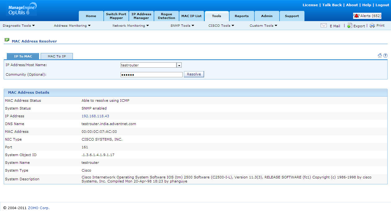 MAC Address Scan, MAC-IP Resolver, DNS Scan, MAC-IP List, IP Address ...