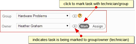 Assign/Mark Tasks
